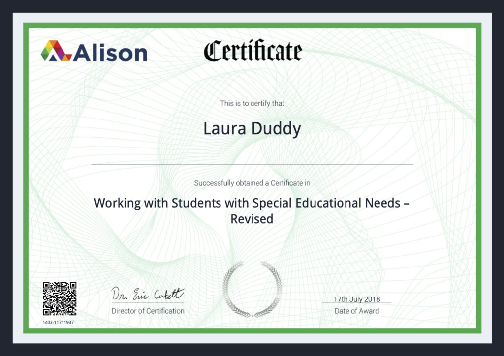 Laura Duddy – Education Student in Medicine Hat, Alberta, Canada